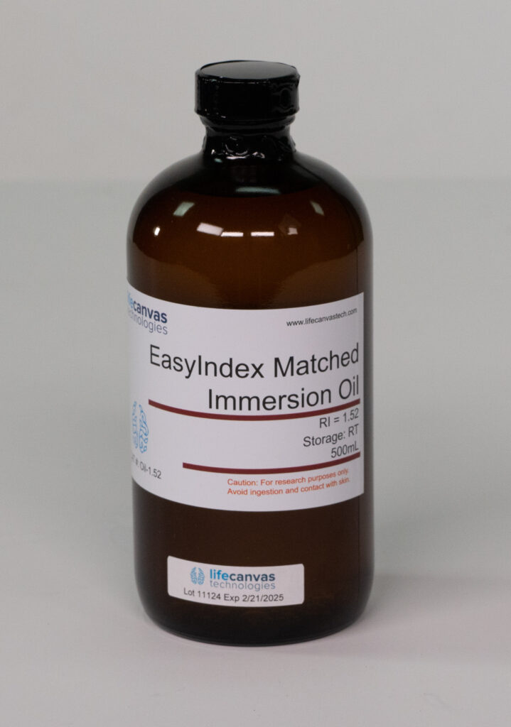 EasyIndex Matched Immersion Oil - LifeCanvas Technologies